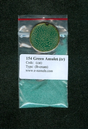 154 Green Amulet (tr) , Buy E-namels